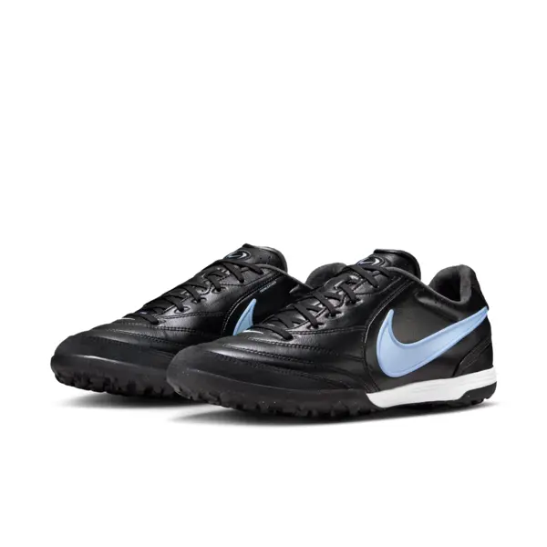 Nike Tiempo Ligera Pro Turf Low-top Soccer Shoes - Black