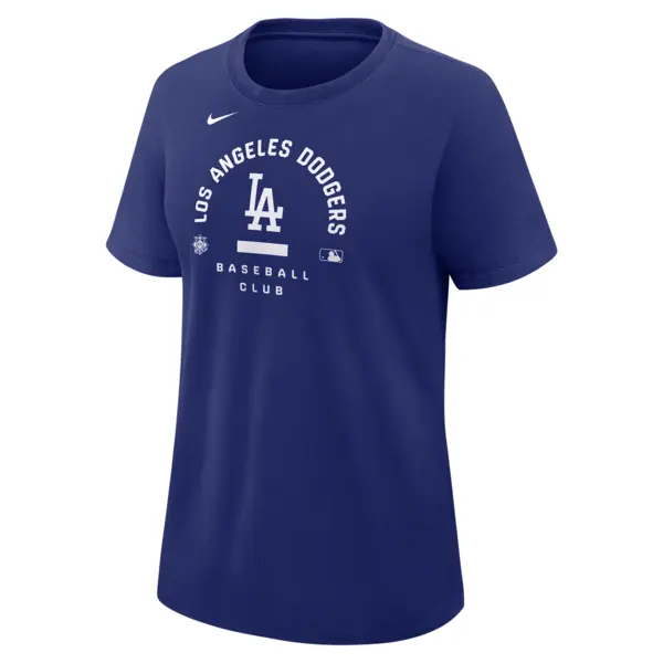 Nike Los Angeles Dodgers Authentic Collection Early Work Dri-fit Mlb T-shirt - Blue