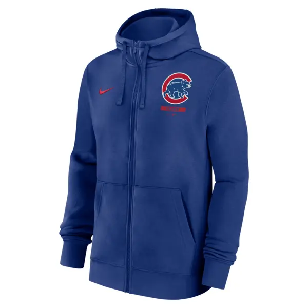 Nike Chicago Cubs Lockup Mlb Full-zip Hoodie