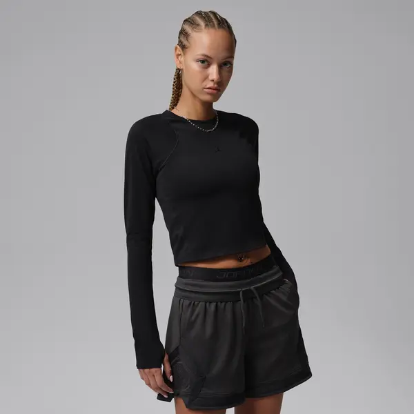 JORDAN Sport Flightweight Long-sleeve Top - Black