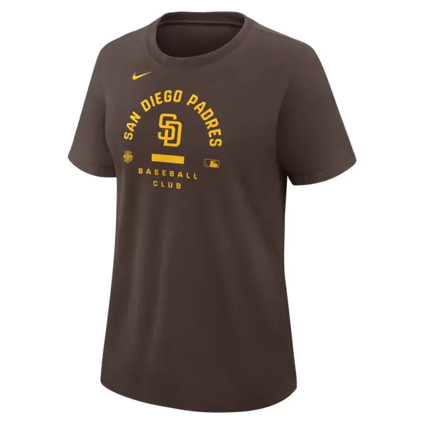 Nike San Diego Padres Authentic Collection Early Work Dri-fit Mlb T-shirt - Brown