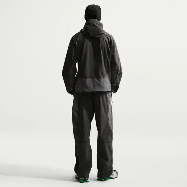 Nike Tech Dri-fit Woven Full-zip Color-block Windrunner Jacket - Grey