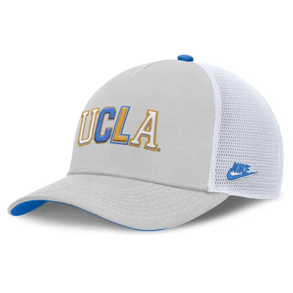 Nike Ucla Legacy Basketball Rise College Trucker Adjustable Hat - Grey