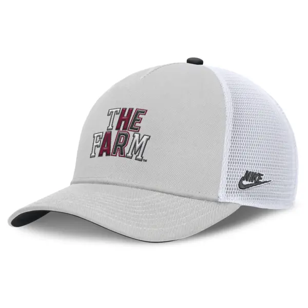Nike Stanford Legacy Basketball Rise College Trucker Adjustable Hat - Grey