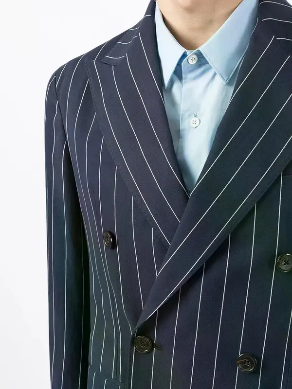 Polo Ralph Lauren Pinstriped Double-breasted Blazer