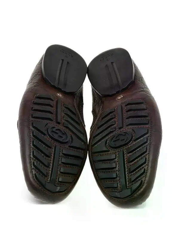 Gucci Gg Canvas Slip-on Loafers