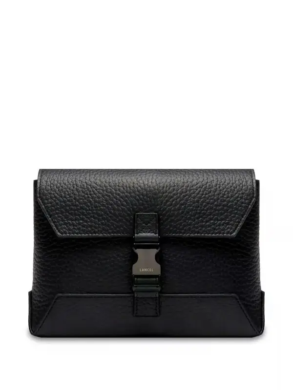 LANCEL Milo Buckle Messenger Bag - Black