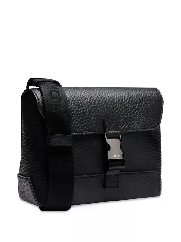 LANCEL Milo Buckle Messenger Bag - Black