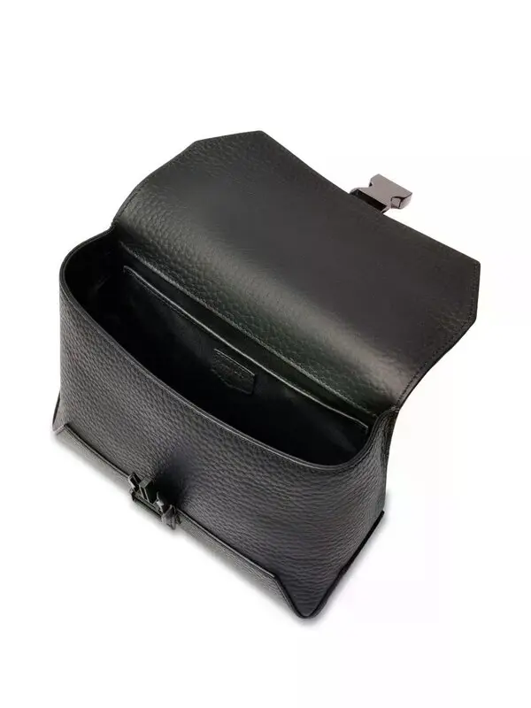 LANCEL Milo Buckle Messenger Bag - Black