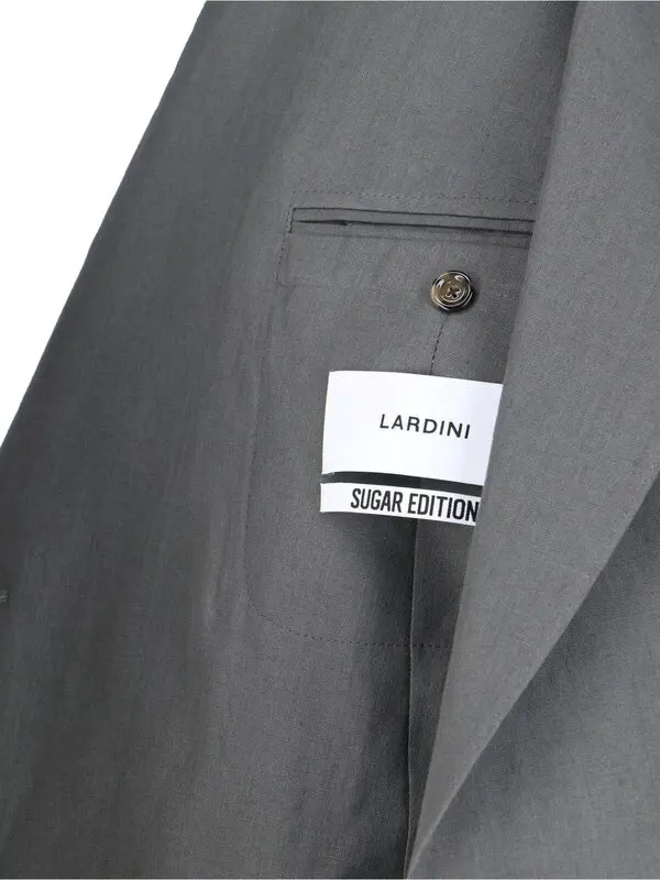 LARDINI Double-breasted Linen Suit