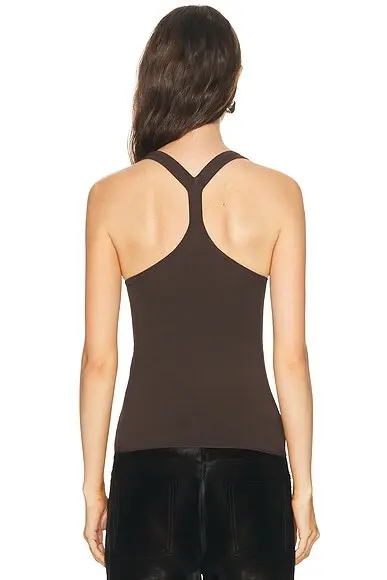 Brandon Maxwell Raven Knit Tank Top