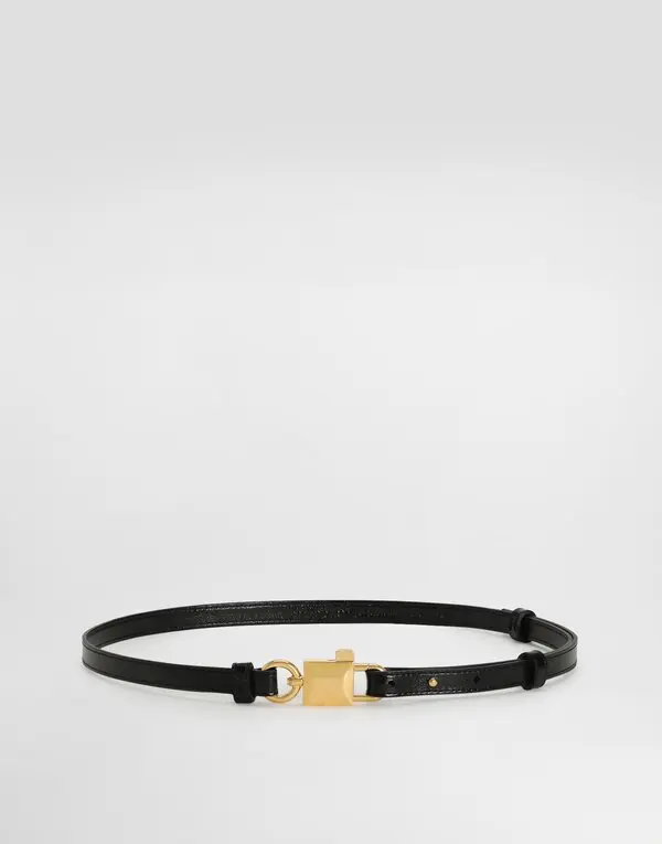 Dolce & Gabbana Calfskin Belt - Black