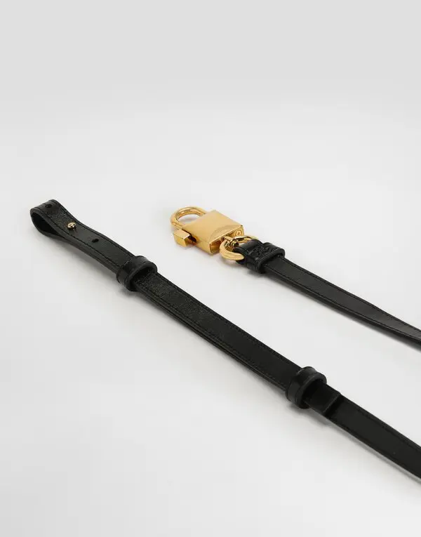 Dolce & Gabbana Calfskin Belt - Black