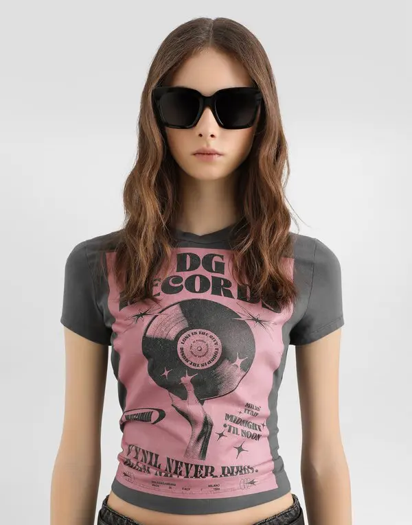 Dolce & Gabbana Printed Jersey T-shirt