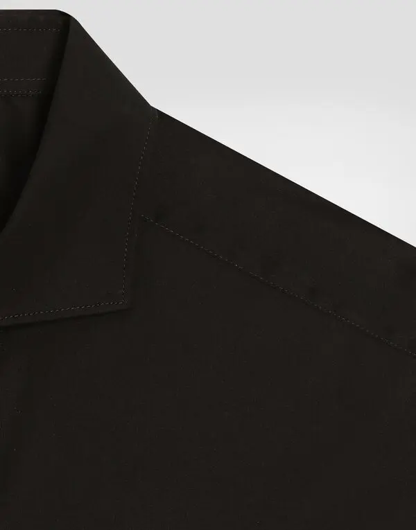 Dolce & Gabbana Stretch Poplin Martini Shirt - Black