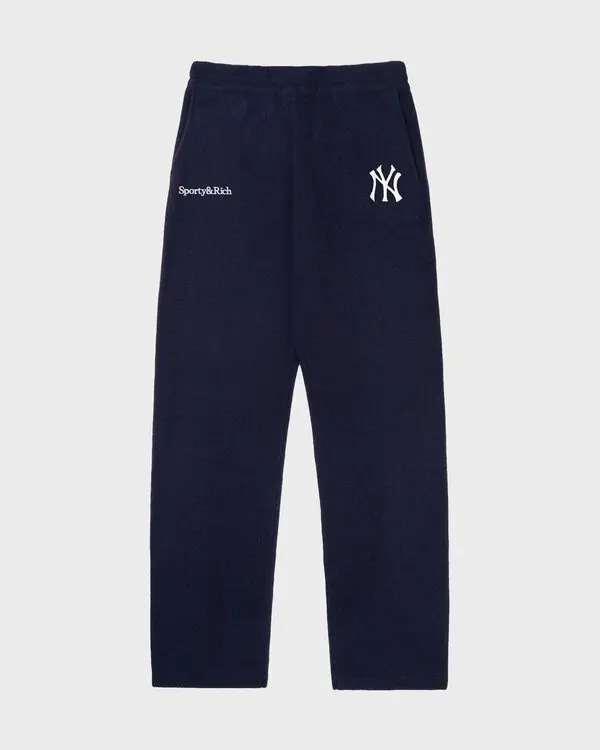 SPORTY & RICH Heritage Yankees Cashmere Trousers