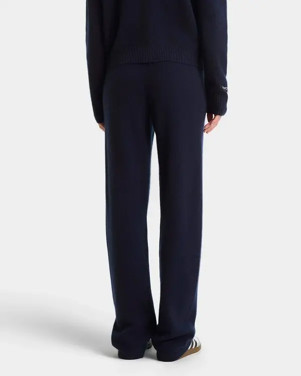 SPORTY & RICH Heritage Yankees Cashmere Trousers