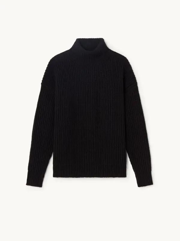 GWYN Turtleneck Virgin Wool-cashmere Sweater