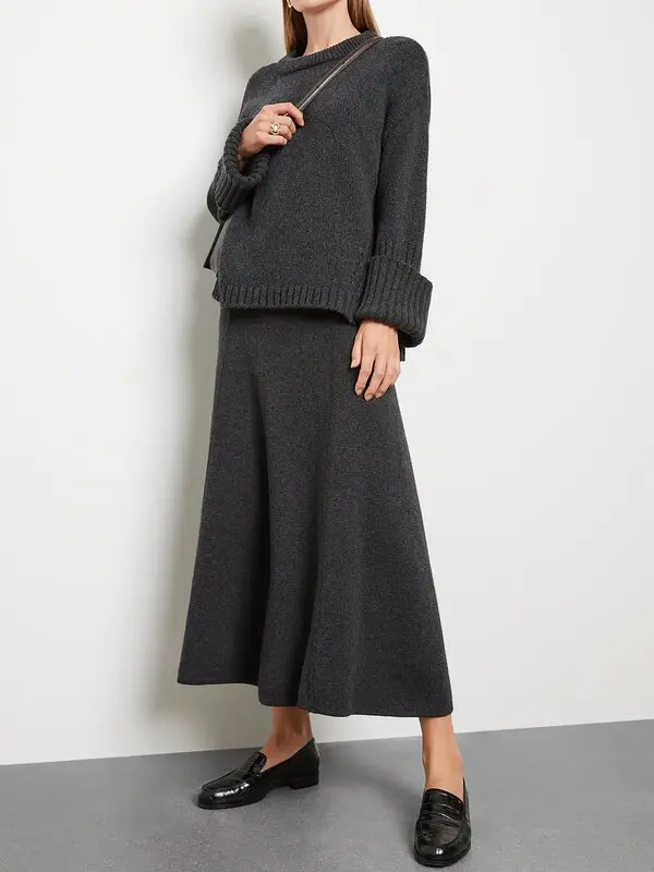 GWYN Knit A-line Skirt