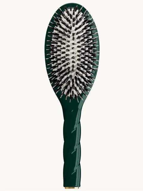 LA BONNE BROSSE The Care & Detangling Hairbrush - Emerald Green