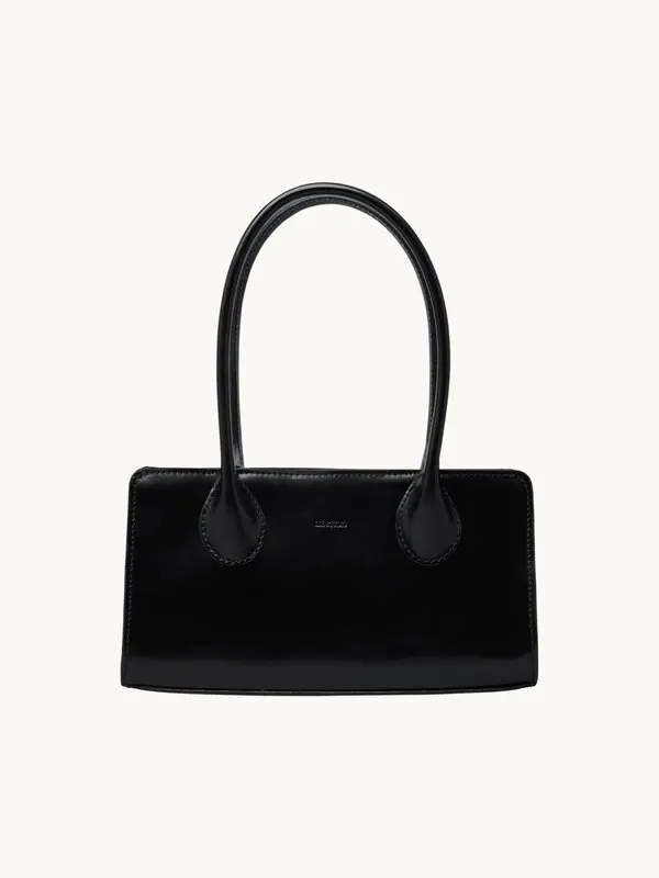 Lié Studio The Lou Bag - Black Patent Leather
