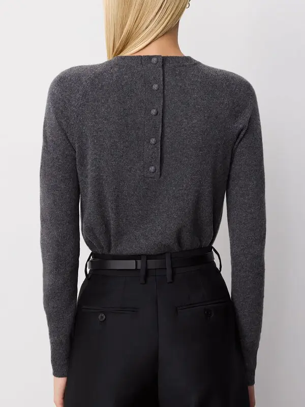 GWYN Button Detailed Cardigan - Navy
