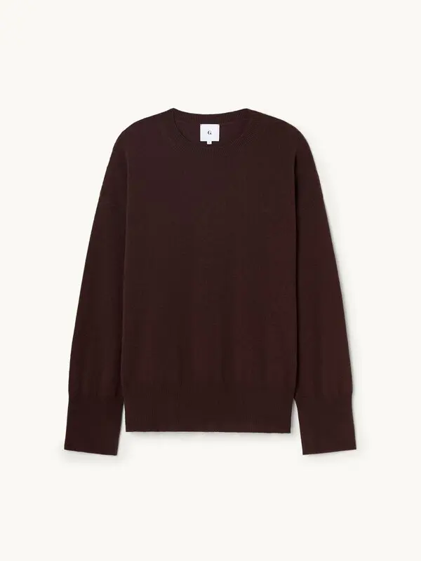 GWYN Jules Cashmere Sweater - Ash Brown