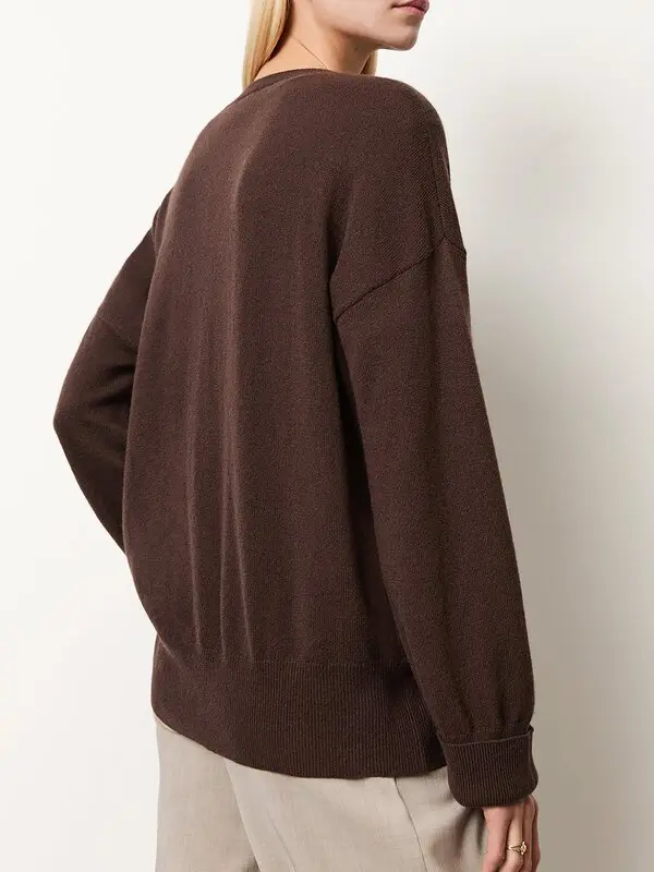 GWYN Jules Cashmere Sweater - Ash Brown