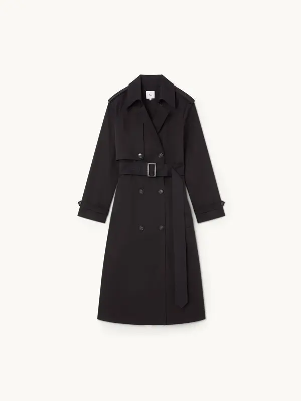 GWYN Diane Trench Coat - Black