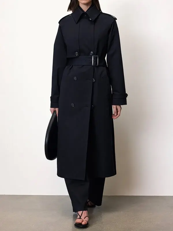 GWYN Diane Trench Coat - Black