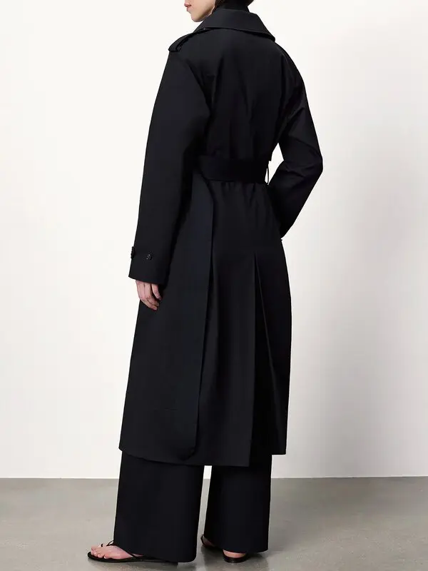 GWYN Diane Trench Coat - Black