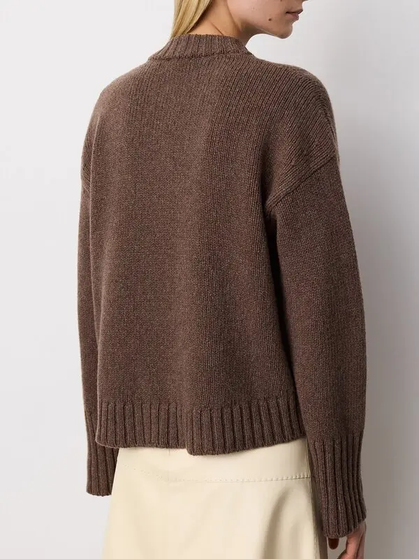 GWYN Relaxed Crewneck Sweater - Black