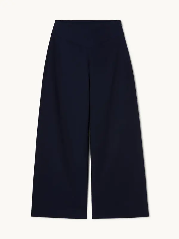 GWYN Jackie Wide-leg Pant - Vanilla