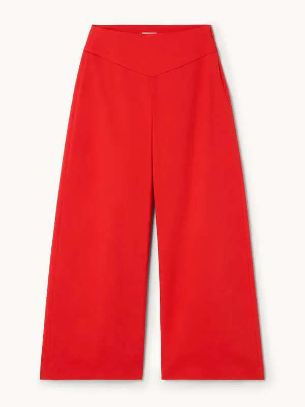 GWYN Jackie Wide-leg Pant - Vanilla