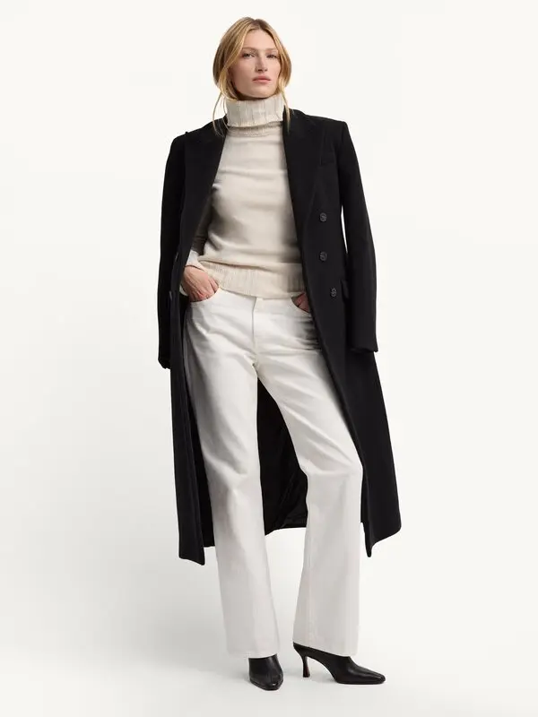 GWYN Exaggerated Double-breasted Overcoat
