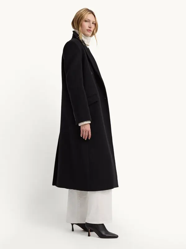 GWYN Exaggerated Double-breasted Overcoat