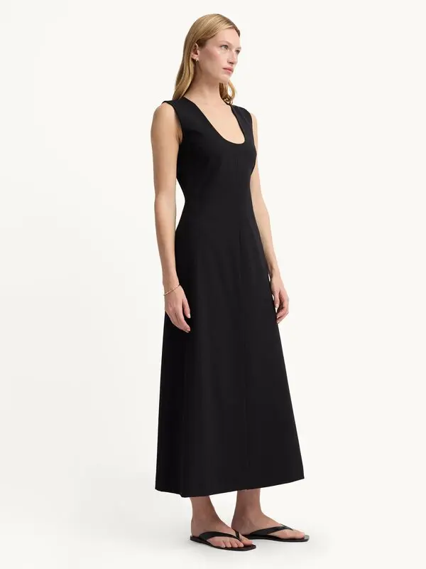 GWYN Merritt A-line Dress - Navy