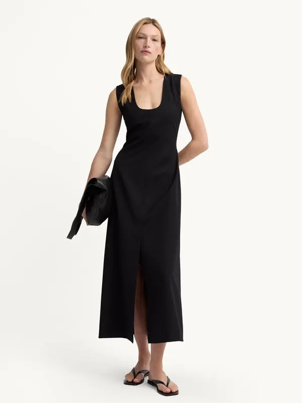 GWYN Merritt A-line Dress - Navy
