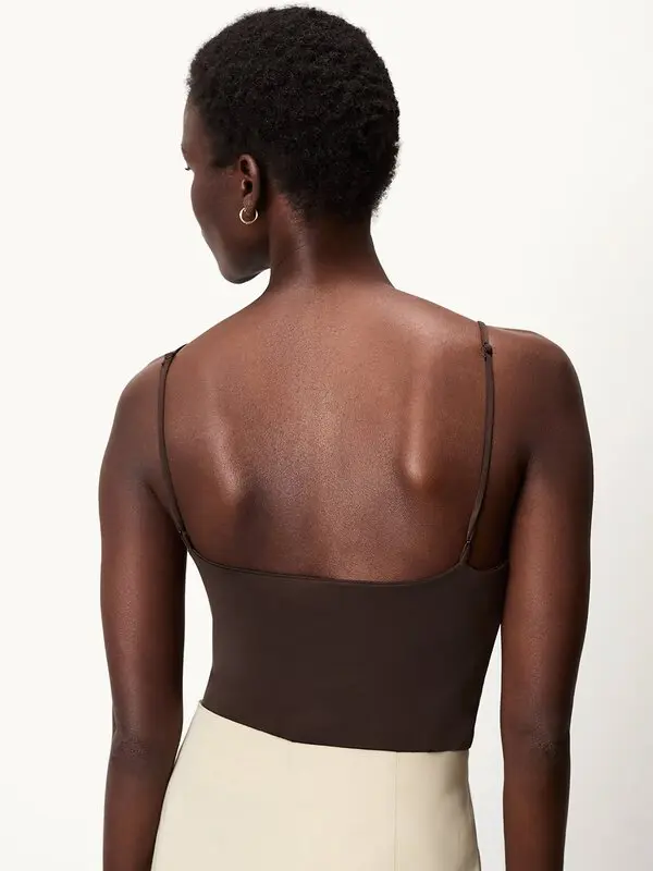 GWYN Camisole Bodysuit - Brown