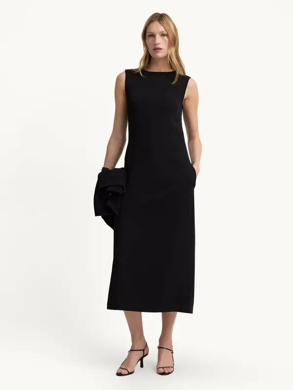 GWYN Sleeveless Midi Dress