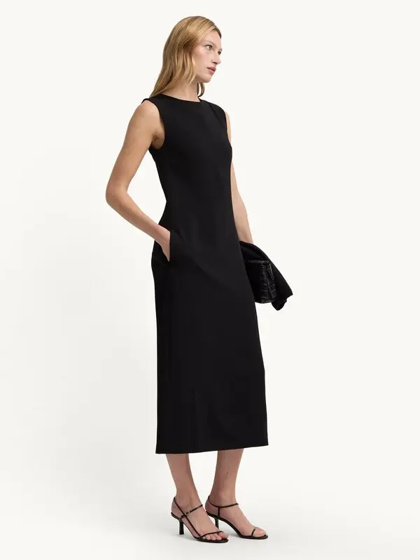 GWYN Sleeveless Midi Dress