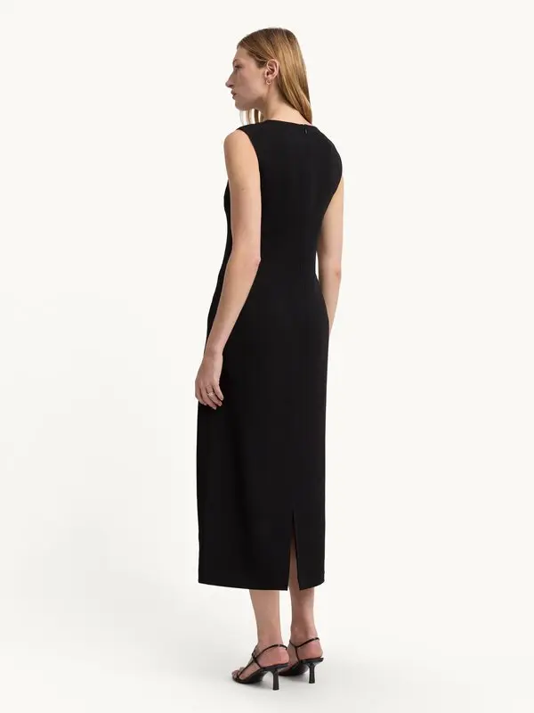 GWYN Sleeveless Midi Dress