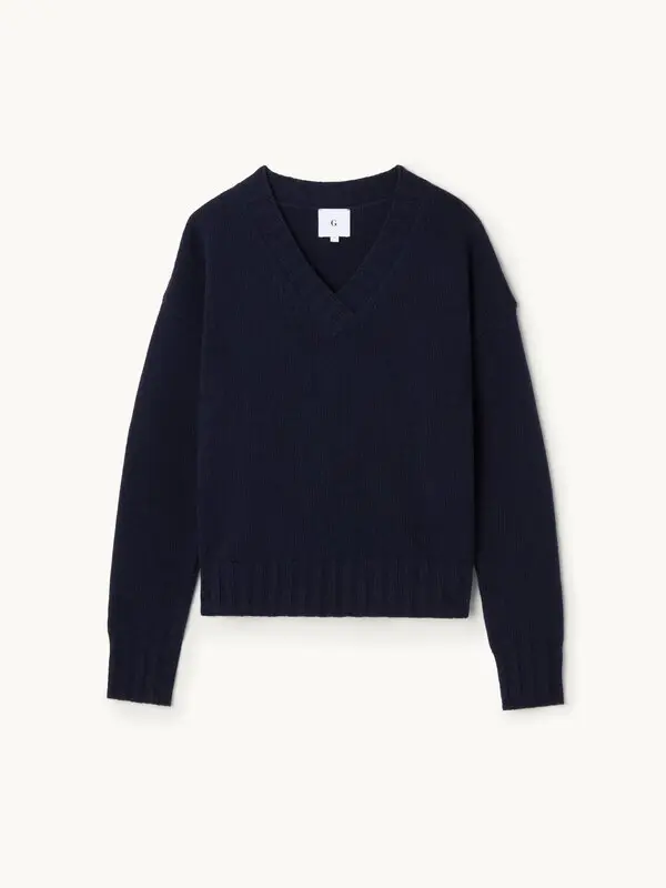 GWYN Virgin Wool Boxy Sweater