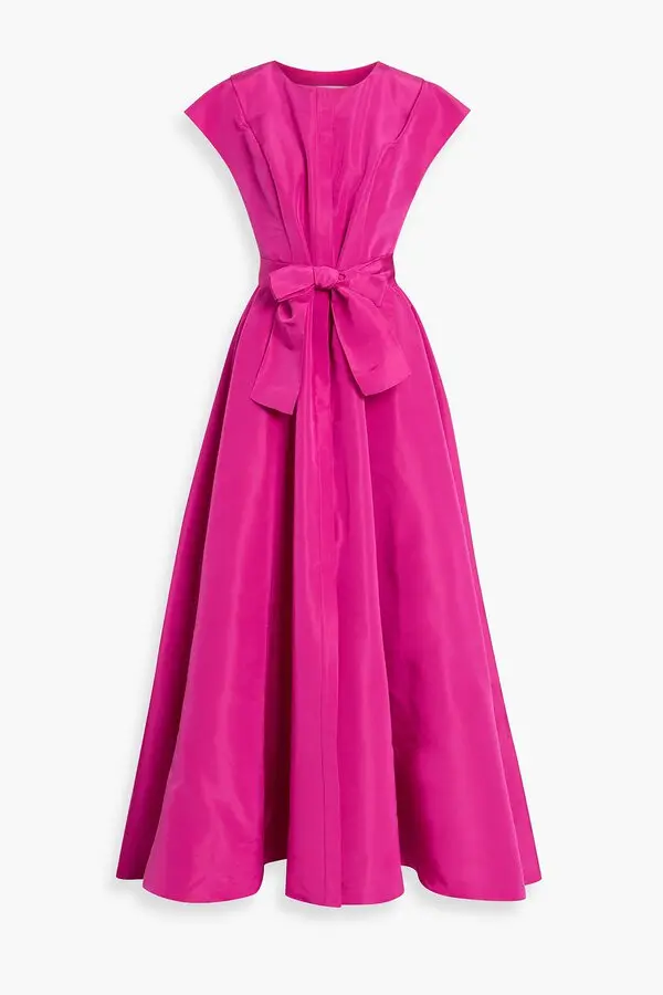 Carolina Herrera Silk-faille Gown - Fuchsia