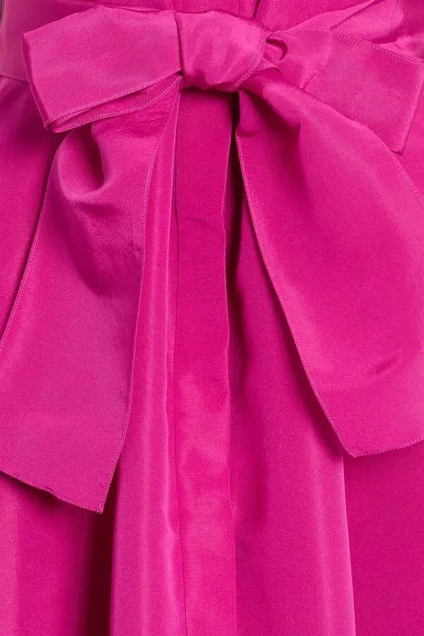 Carolina Herrera Silk-faille Gown - Fuchsia