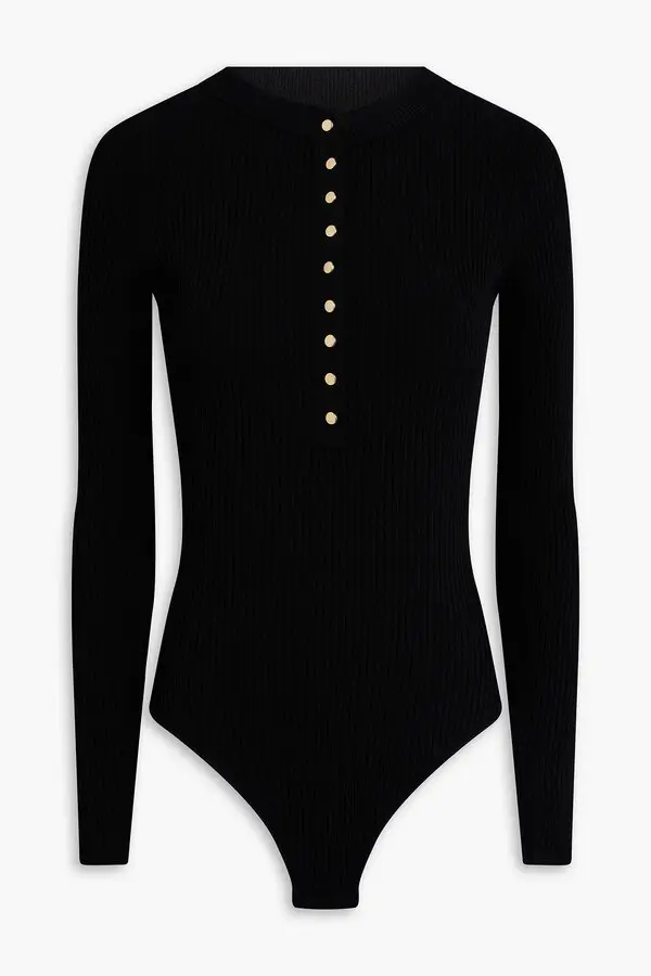 Sandro Ribbed-knit Bodysuit