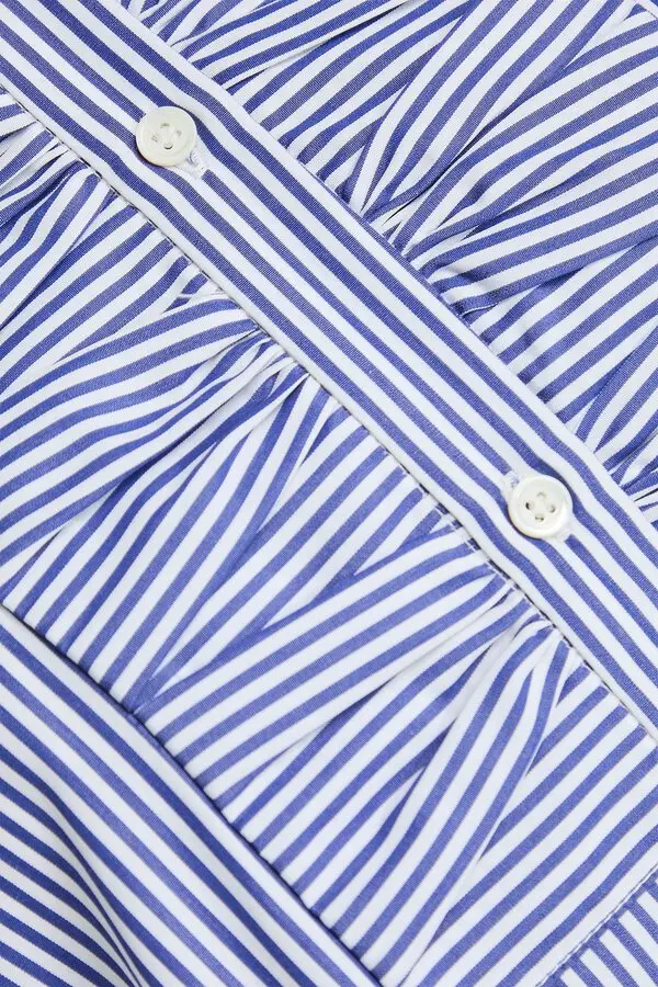 Sandro Striped Cotton-poplin Shirt