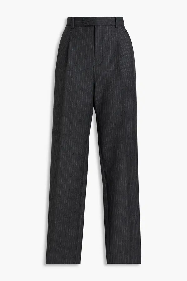 Sandro Pinstriped Wool Straight-leg Pants