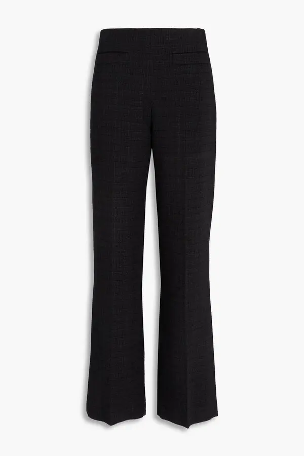 Sandro Bouclé-tweed Wide-leg Pants