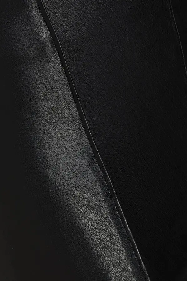 Maje Leather Bootcut Pants